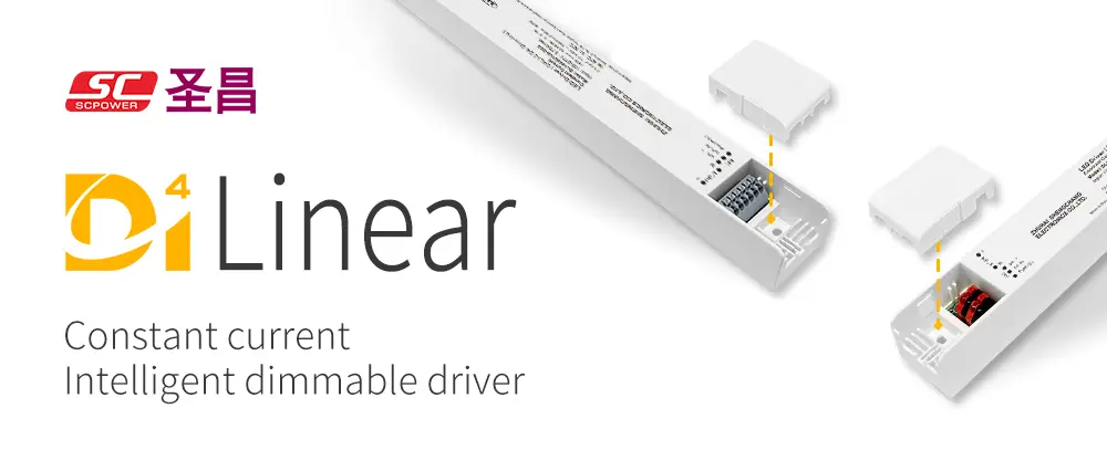 New Arrivals:D4i linear dimmable driver with screw-free power box.